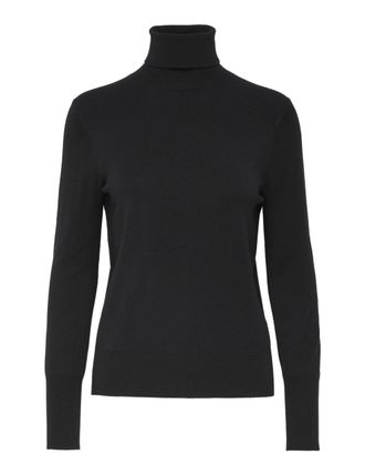 Only NOS Damen ONLVENICE L/S Rollneck Pullover KNT NOOS Rollkragenpullover, per Pack Schwarz (Black Black), Medium (Herstellergr&ouml;&szlig;e: M)
