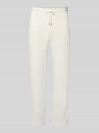 Lindbergh Straight Fit Sweatpants in Musselin-Optik