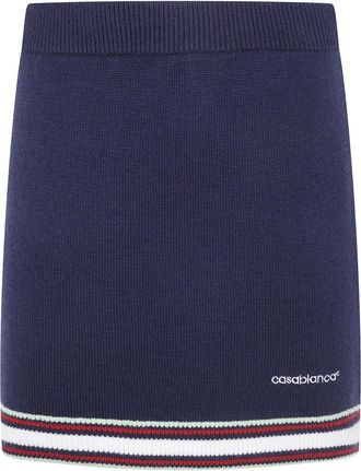 Casablanca Femme, Jupes, Bleu, Taille: 38 FR Mini-jupe en M&eacute;rinos