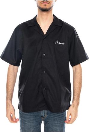 Carhartt Work in Progress Homme, Chemises, Noir, Taille: S S/S Delray Shirt