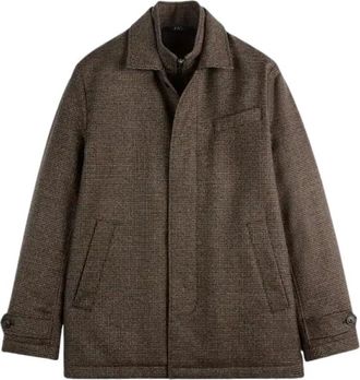 Fay Homme, Vestes, Brun, Taille: M Veste Courte Rembourrée