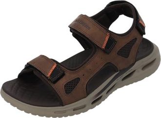 Skechers ORVAN SD Sandales pour Homme, Marron synth&eacute;tique/Nylon, Pointure 40
