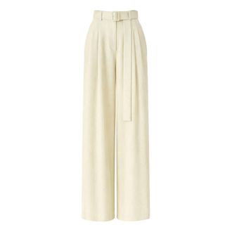 Max Mara Wide Hosen - - Trousers - Damen - Beige - L