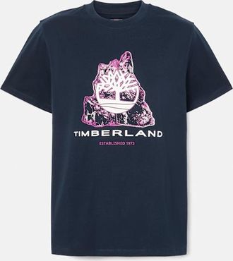Timberland T-Shirt mit saisonalem, grafischem Baum-Logo f&uuml;r Herren in Dunkelblau, Herren, Blau, Gr&ouml;&szlig;e
