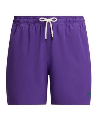 Ralph Lauren Glatte Badeshorts in Stretch-Qualit&auml;t mit kleiner Pony-Stickerei in