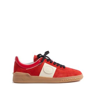 Valentino Garavani Rote Sneakers mit charakteristischen Rockstud-Details - - Shoes - Herren - Rot - 45 EU