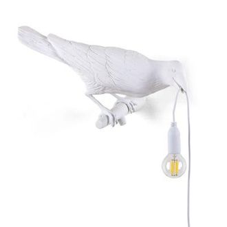 Seletti Applique dextérieur avec prise Animaux - Blanc - Résine - Designer Marcantonio
