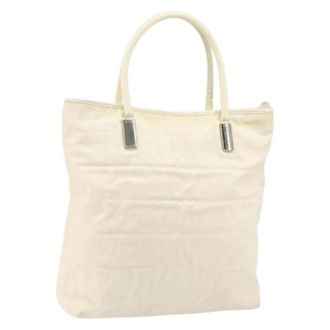 Gucci Pre-owned Canvas Tote Bag - - Pre-owned - Damen - Wei&szlig; - ONE SIZE