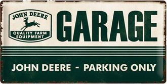 Nostalgic Art John Deere Garage, Blechschild 25 x 50 cm