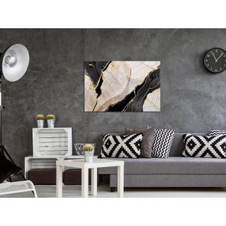 Artgeist home24 Wandbild Moment Leinen Beige 120 x 80cm