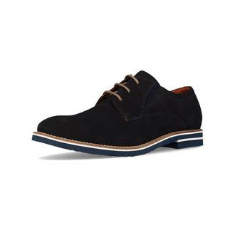Salamander Herren Businessschuhe, M&auml;nner Schn&uuml;rer, Wechselfu&szlig;bett,Schnuerschuhe,stra&szlig;enschuhe,Strassenschuhe,Low-tie,Dark Blue (4100),45 EU/EU UK