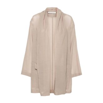Philosophy di Lorenzo Serafini Femme, Manteaux, Beige, Taille: 38 FR Single-Breasted Manteaux