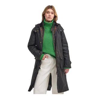 Barbour Femme, Manteaux, Vert, Taille: 40 FR Long Cannich Jacket
