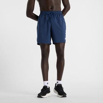 New Balance Homme Sport Short 7 en Bleu, Polyester, Taille XL
