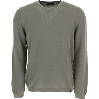 Fay Rundhals-Strickware - - Knitwear - Herren - Gr&uuml;n - 2XL