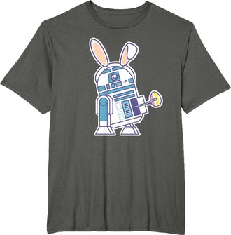 Star Wars R2-D2 Droid Cute Pastel Easter Bunny Costume & Egg T-Shirt