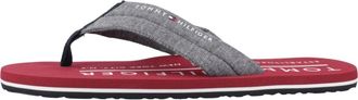 Tommy Hilfiger Chambray Beach Sandal - - Shoes - Herren - Grau - 42 EU