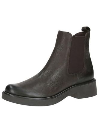 Caprice Chelsea 9-25321-43 Chaussures pour Femme Bottine, Nubuck Marron fonc&eacute;, 39 EU