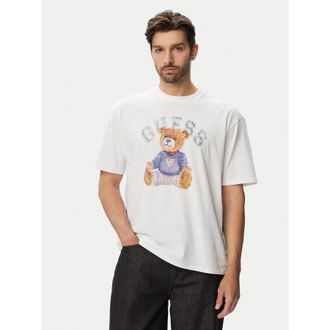 Guess T-Shirt M6YI75K5409 Wei&szlig; Regular Fit