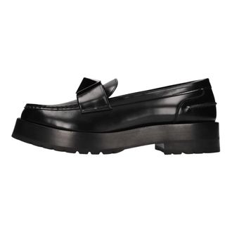 Valentino Garavani Leder Loafer - - Shoes - Damen - Schwarzk - 41 EU