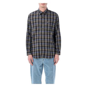ERL Erl, Homme, Chemises, Multicolore, Taille: L Plaid Long-Sleeve Button-Up Shirt