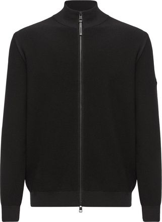 Moncler Moncler Cardigan Zipp&eacute; En Coton, Homme, Noir, Taille: Xl