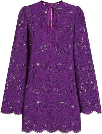 Dolce & Gabbana Kurzes Kleid - Lila