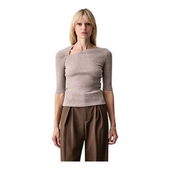 Maison Margiela T-Chemises - Femme - Tops - Brun - Taille: 38 FR