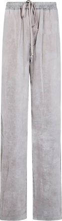 Rick Owens Hose mit Kordelzug - Grau