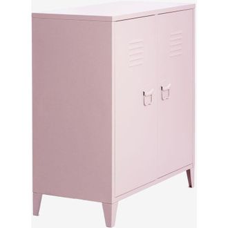 Sklum Buffet casier 2 portes en acier Pohpli SKLUM Rose Noisette