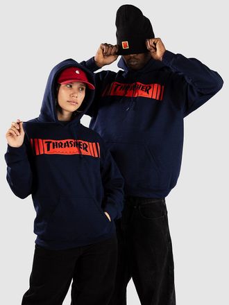 Thrasher Bar Sweat &agrave; capuche bleu