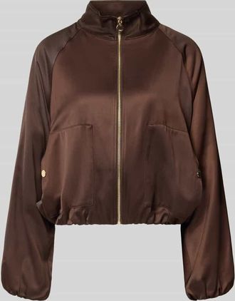 s.Oliver Black Label Regular Fit Blouson aus Viskose-Mix