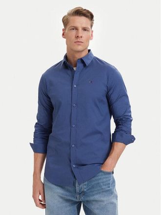 Tommy Jeans Hemd Original DM0DM04405 Blau Slim Fit