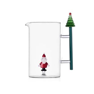 Ichendorf Ichendorf Christmas Tales Krug Griff Weihnachtsbaum und Weihnachtsmann 1,5 l Borosilikatglas