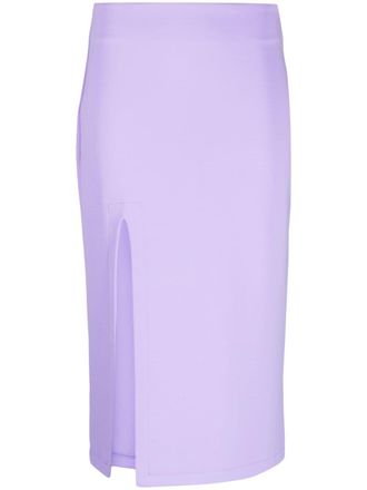 Viktor & Rolf jupe mi-longue &agrave; taille haute - Violet