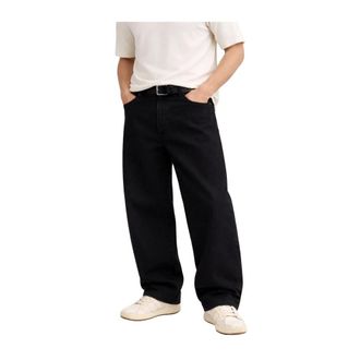 Gianni Lupo Homme, Pantalons, Noir, Taille: W30 Wide Jeans