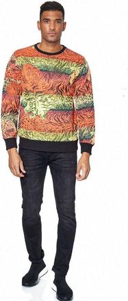 Rusty Neal Sweatshirt Rusty Neal Sweater im trendigen Tiger-Design