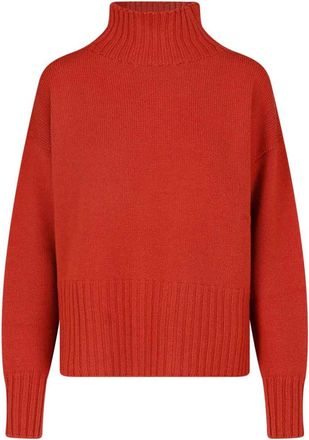 Drumohr Pull Col Roul&eacute; - Orange
