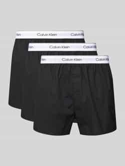 Calvin Klein Underwear Boxershorts mit elastischem Logo-Bund im 3er-Pack