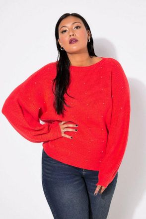 STUDIO UNTOLD Strickpullover Pullover oversized Zierperlen
