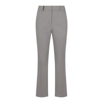 PESERICO Leichte Gabardine Damen Hose - - Trousers - Damen - Grau - 2XL