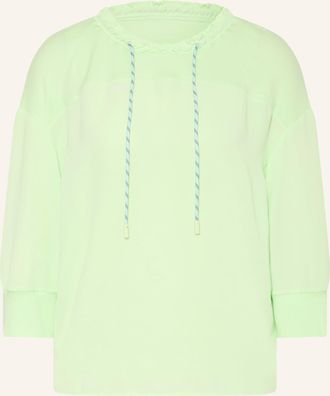 Marc Cain Blusenshirt Im Materialmix Mit 3/4-Arm gruen