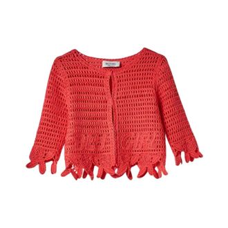 Blugirl Stylischer Cardigan f&uuml;r Frauen - - Knitwear - Damen - Orange - S