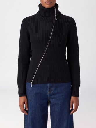 Patrizia Pepe Slim-Fit-Rollkragenpullover aus Wollmischung mit seitlichem Rei&szlig;verschluss