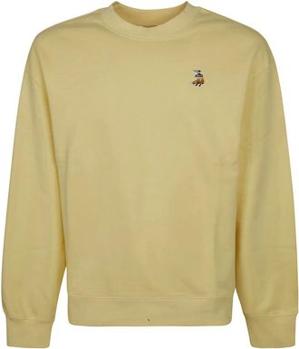 Maison Kitsun&eacute; Homme, Sweatshirts et sweats &agrave; capuche, Jaune, Taille: S SweaT-shirt Confort R&ecirc;ve de Renard