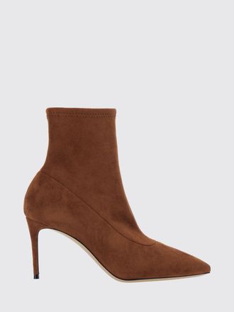 Casadei Bottines Julia en tissu stretch avec talon aiguille et bout en amande