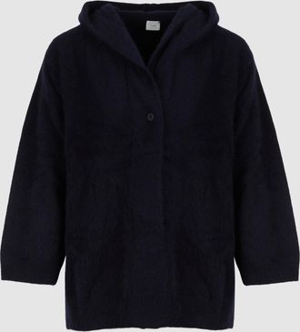 C.T. Plage Gilet Ladies Hood B.Navy