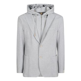 Eleventy Homme, Vestes, Bleu, Taille: XL Jersey 3 Bott Pettorina Capp