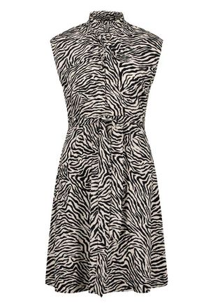 Zero Midikleid Damen mit Print. Material