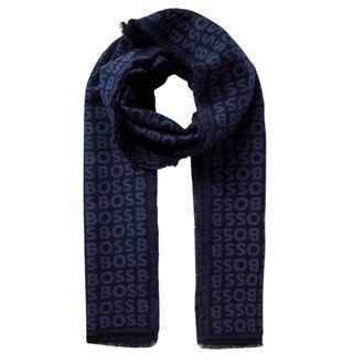 HUGO BOSS Tadic &Eacute;charpe - unisex - Accessoires - Bleu - Taille: ONE Size